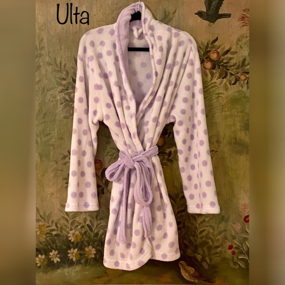 Ulta Beauty | Intimates & Sleepwear | Ulta Purple White Robe Lxl | Poshmark